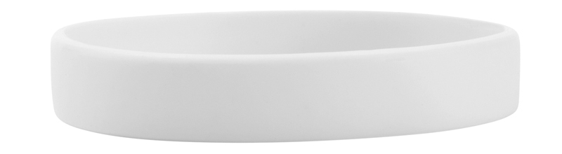 White Wristbands Tyvek Plastic Vinyl Cloth or Silicone